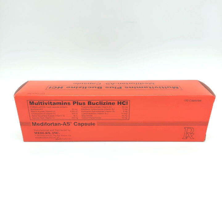 Medifortan AS Capsule 100s | Lazada PH