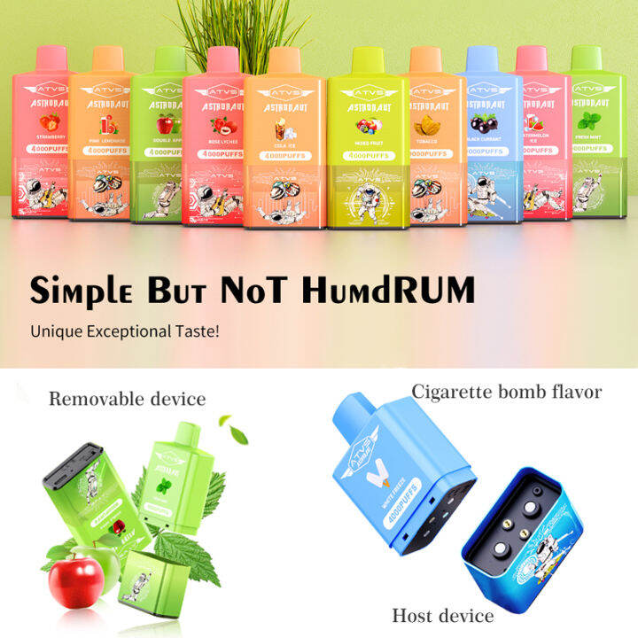 【atvs disposable pods】【1device+1pod 】 ATVS-DE 4000PUFFS atvs disposable ...