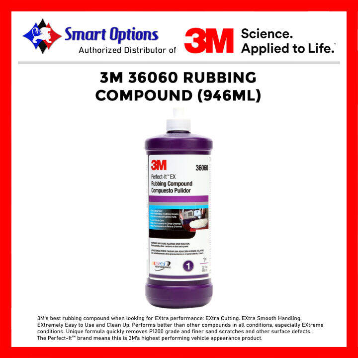 3M Perfect it EX Rubbing Compound 36060 1 Quart | Lazada PH