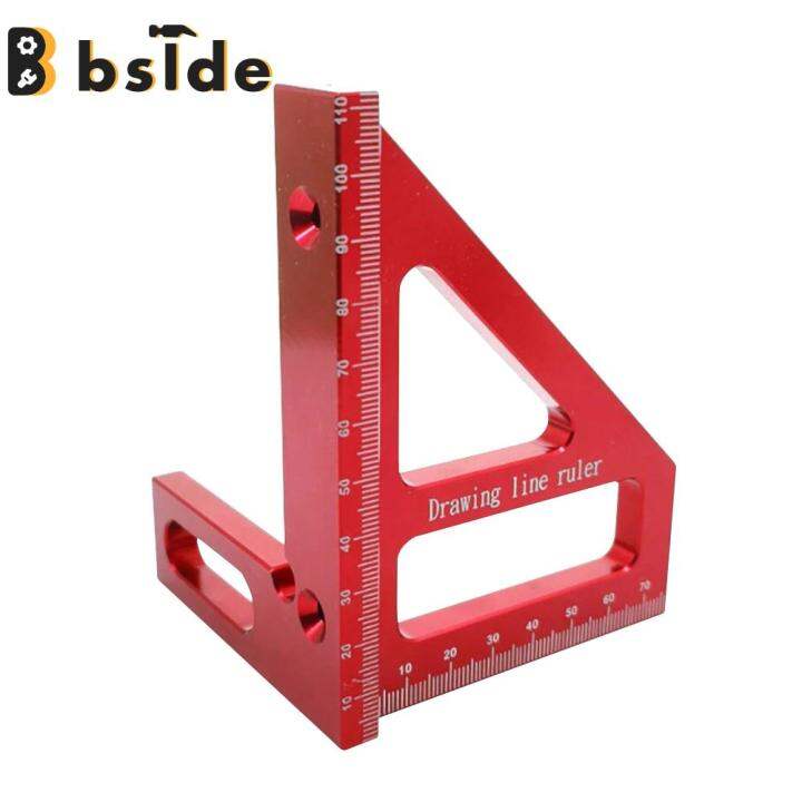 Bside Tool Store Alat Ukur, Pertukangan Persegi Busur Derajat Penggaris ...