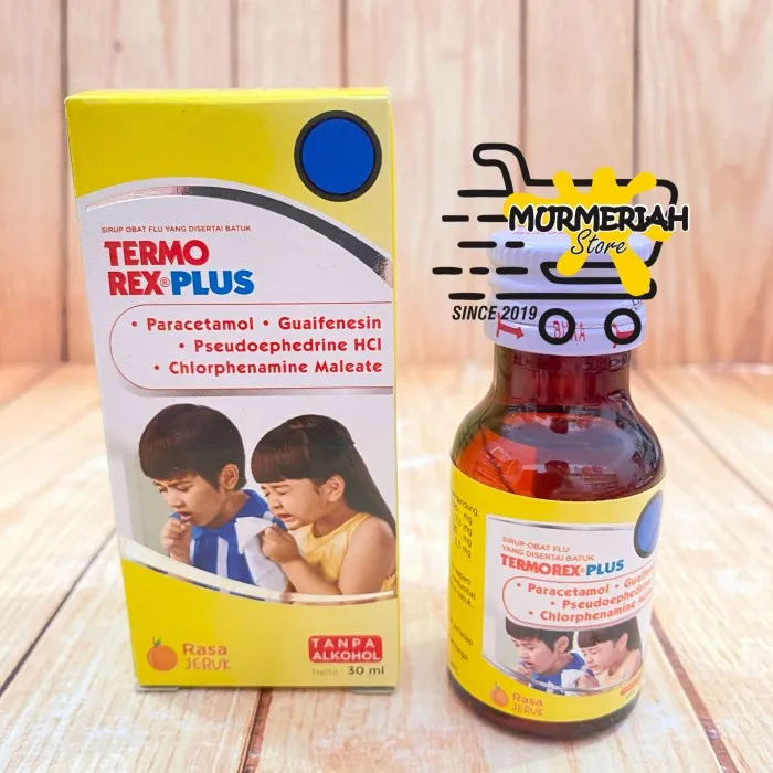 TERMOREX PLUS Sirup BOTOL 30 ml-Obat Batuk,Pilek dan Demam Panas Anak ...