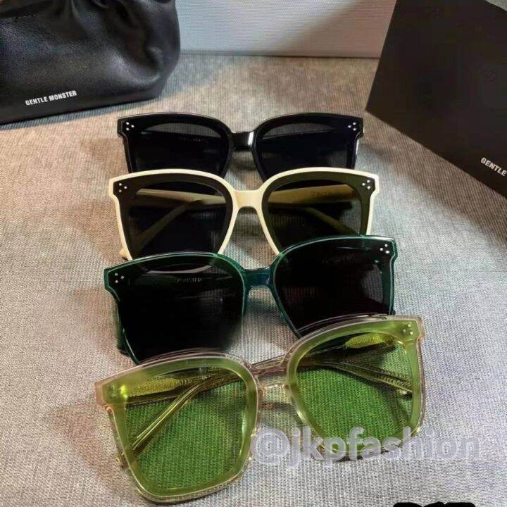 พร้อมส่งจากไทย gentle monster jennie GM sunglasses แว่นตากันแดดเลนส์กลม ...