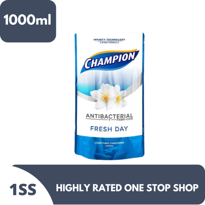 Champion Fabric Conditioner Antibacterial Fresh Day 1000ml | Lazada PH