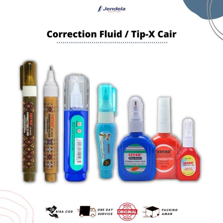 Tip X Cair Correction Fluid / Penghapus Cair - ATK | Lazada Indonesia