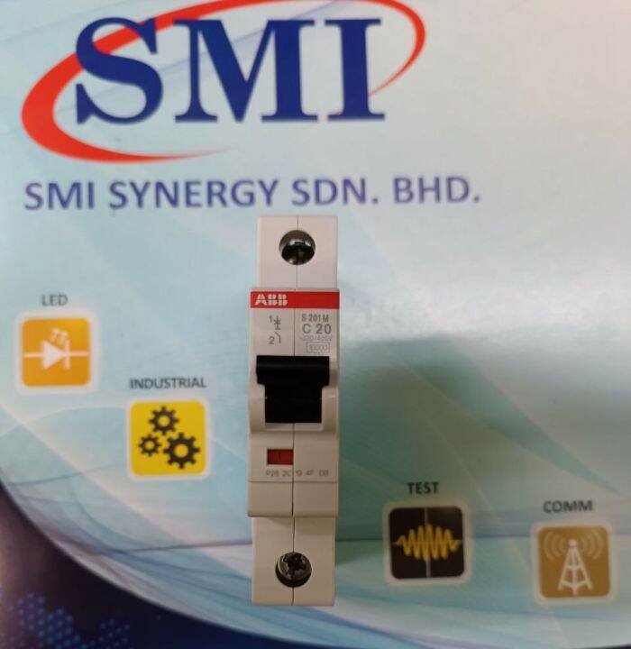S201M-C20 Miniature Circuit Breaker - 1P - C - 20 A | Lazada