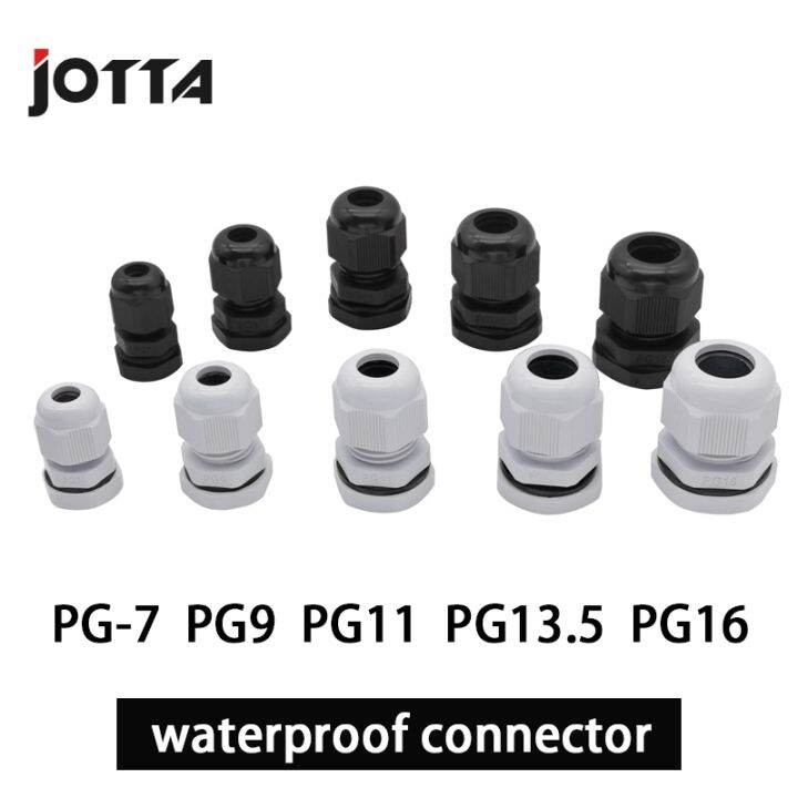 Waterproof Connector Cable Gland Pg7 Lot Ip68 Pg7 Waterproof Nylon Cable Gland - Connectors ...