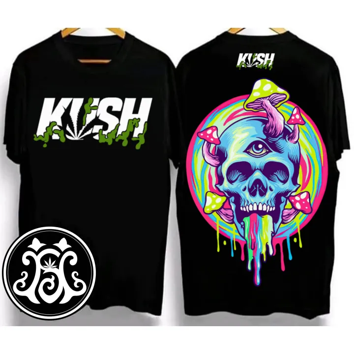 KUSH COLORED FRONT DESIGN 2022 new kush 100 cotton t shirt | Lazada PH