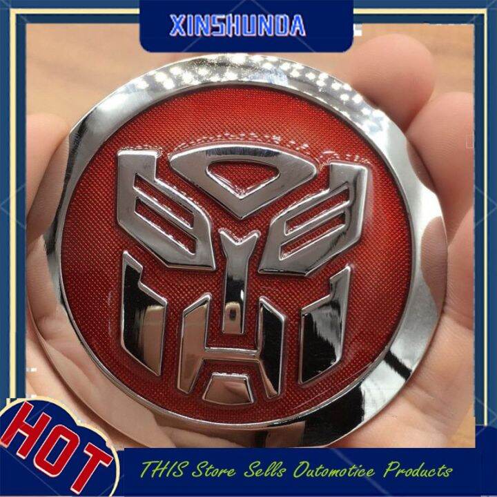 XSD 1 x Metal Red Transformer Autobot Car Emblem Badge Sticker | Lazada PH