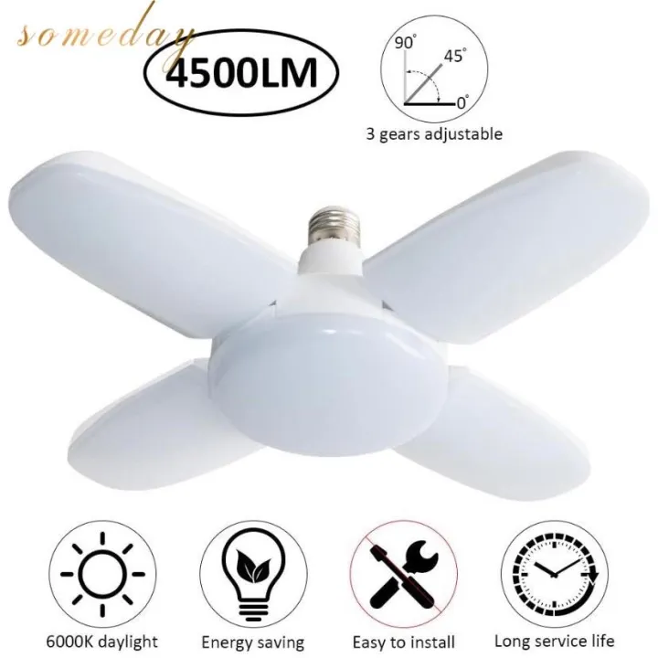 STAGE 60W 6500K 4800 lumen Foldable E27 Fan Blade Bulb Indoor various ...