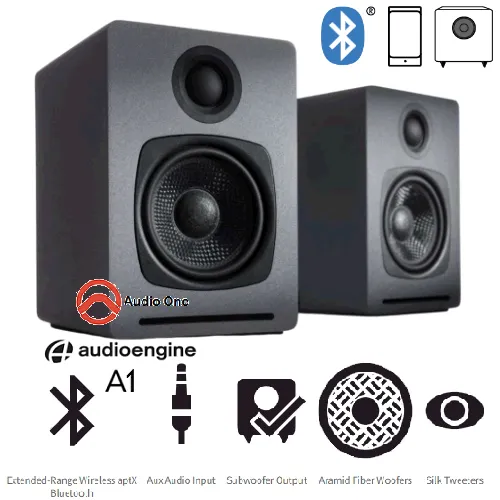 Audioengine A1 Premium wireless powered desktop speaker | Lazada Indonesia
