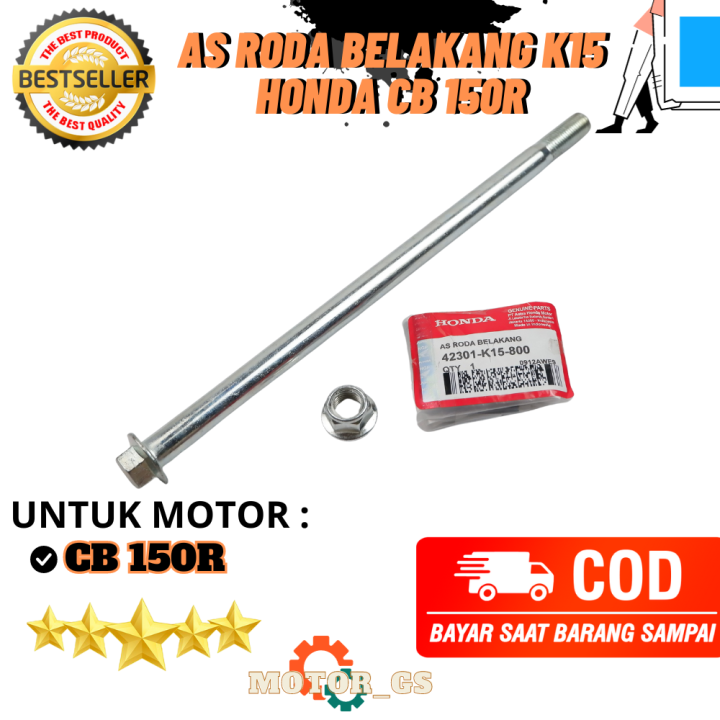 As Roda Belakang Honda CB 150R - AS Roda Honda CB 150R - 42301-K15-800 ...