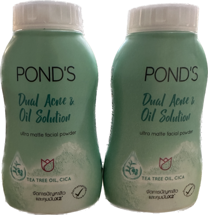 Pond's Dual Acne and Oil Solution Powder From Thailand - with Tea Tree ...