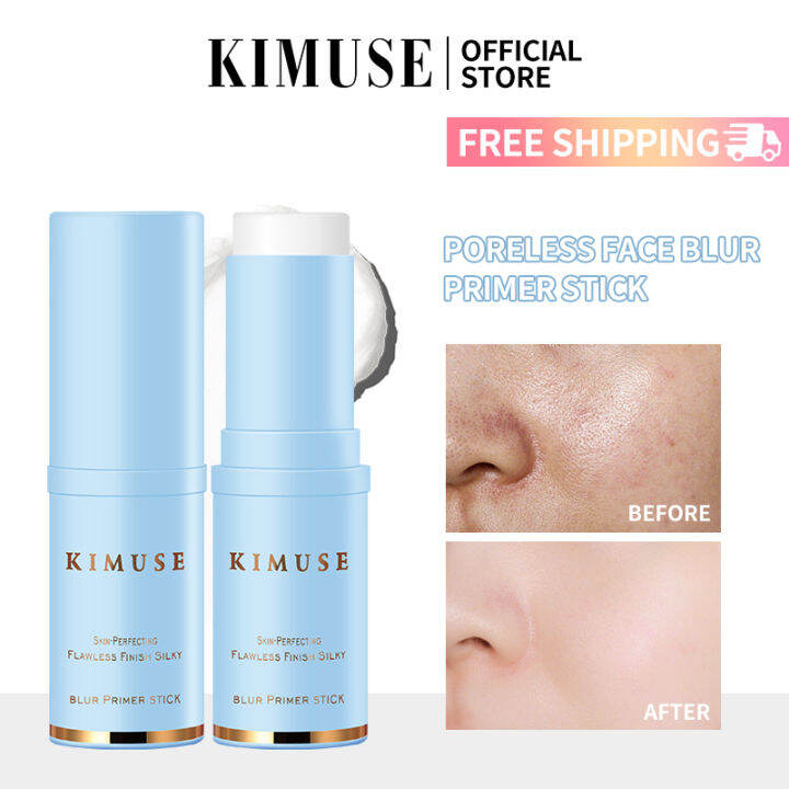 KIMUSE Poreless Face Blur Primer Stick Minimizes Pores & Flawless ...