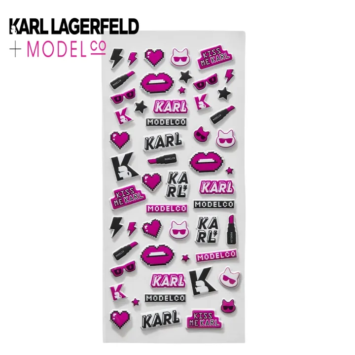 Karl Lagerfeld + Model Co LIMITED EDITION PUFFER STICKERS สติ๊กเกอร์ ...