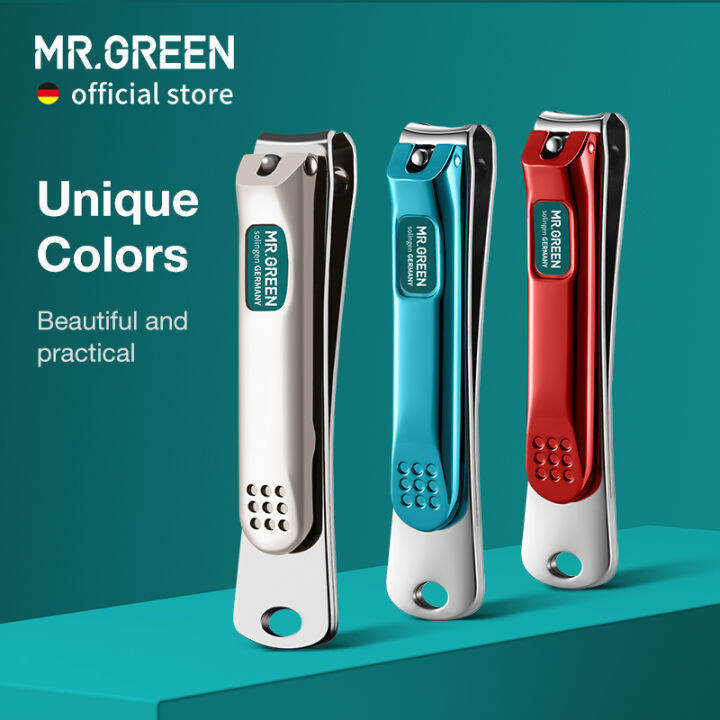 MR.GREEN Nail Clippers Curved blade Fingernail Clipper Toenail Cutter Stainless Steel trimmer ...