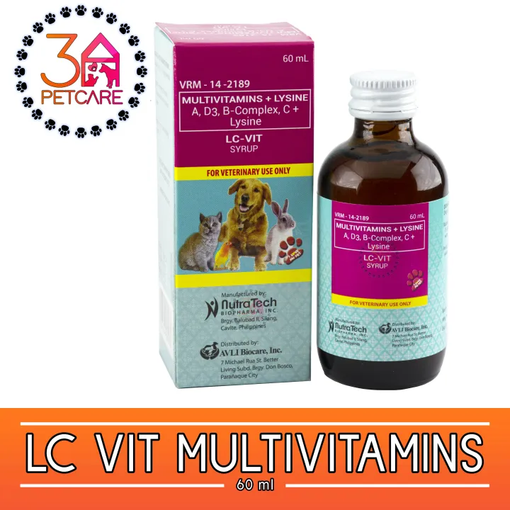 LC Vit Syrup Multivitamins for Pets (60ml) | Lazada PH