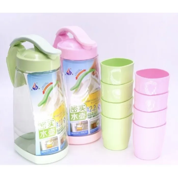 Pitcher With 4pcs Cups 2.2liters | Lazada PH