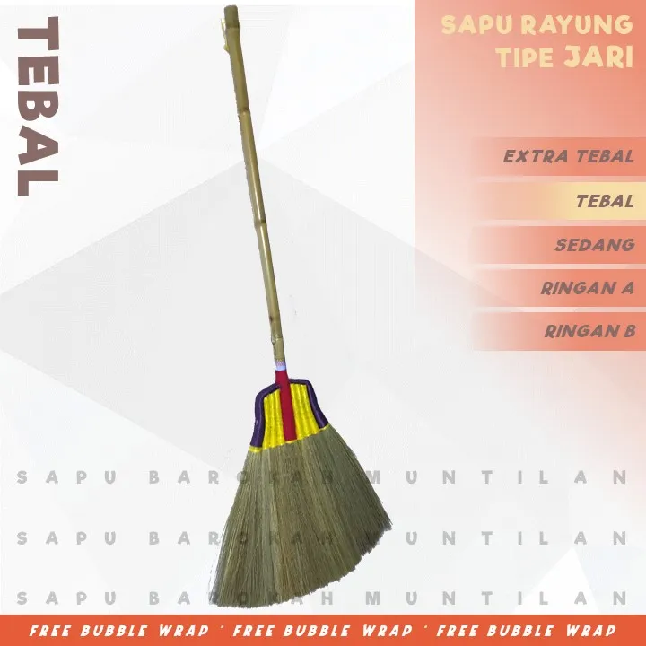 Sapu Lantai Ijuk Rayung Muntilan Tipe JARI - Ukuran TEBAL | Lazada Indonesia