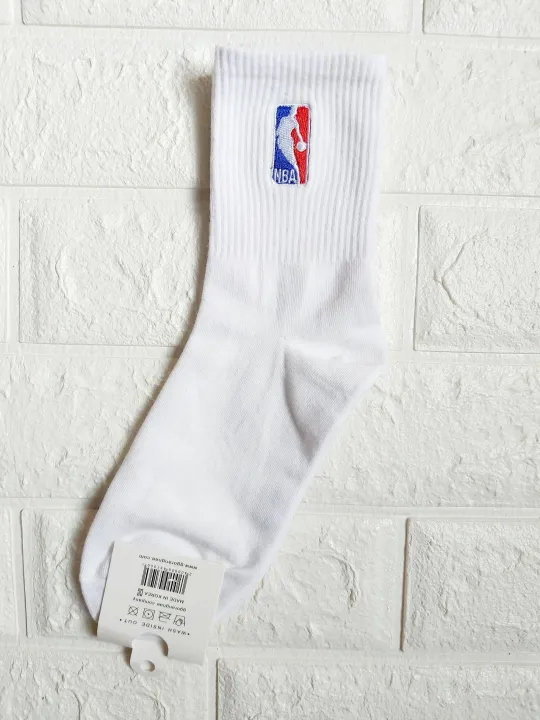 NBA Logo Embroidered Plain Iconic Socks | Lazada PH