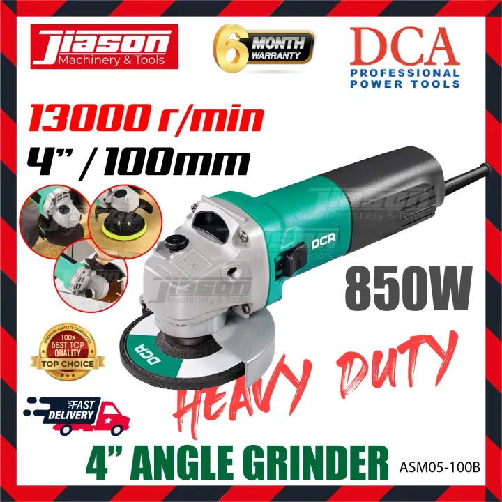 DCA ASM05-100B 4" Angle Grinder 850W | Lazada