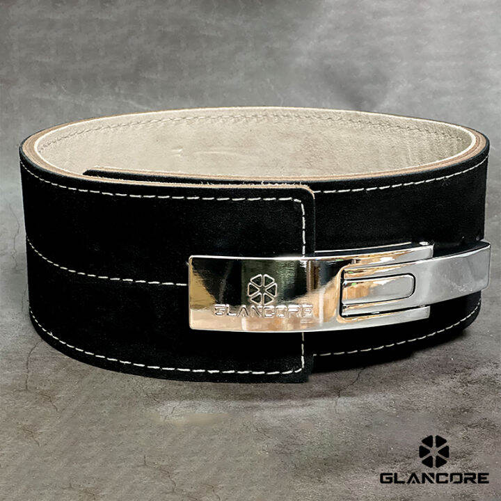 Glancore Weightlifting Belt for Men and Women, Black 10mm Thick, 10cm ...