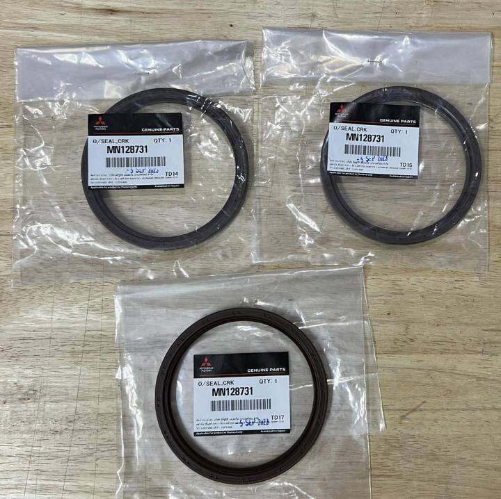 แท้ศูนย์100% ซีลคอหลัง / ซีลข้อเหวี่ยงหลัง MITSUBISHI TRITON / PAJERO ...