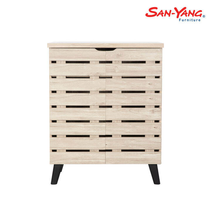 San-Yang Shoe Cabinet 208508 Ivory Oak | Lazada PH