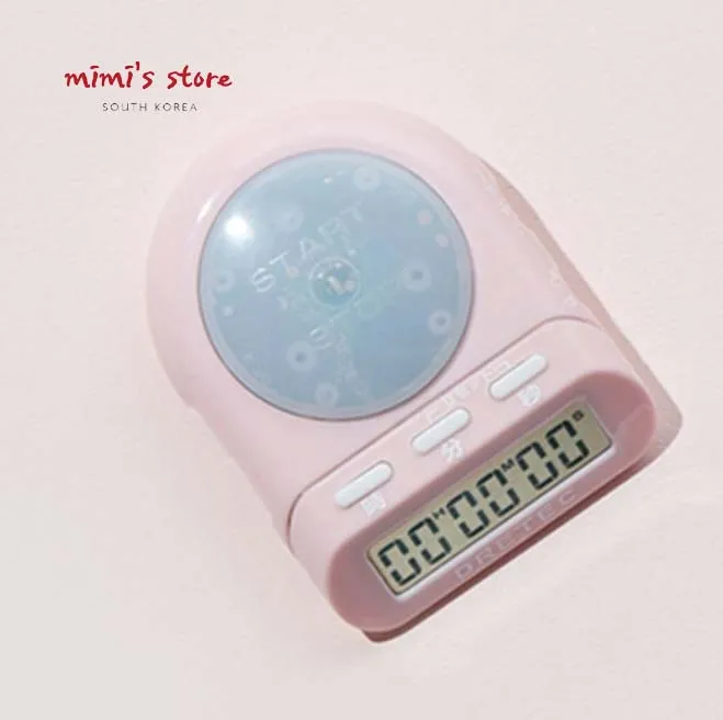 [DRETEC] Study Timer (T-186) New Color, Study Time Timer Watch Stopwatch LED Sound Mini Clock ...