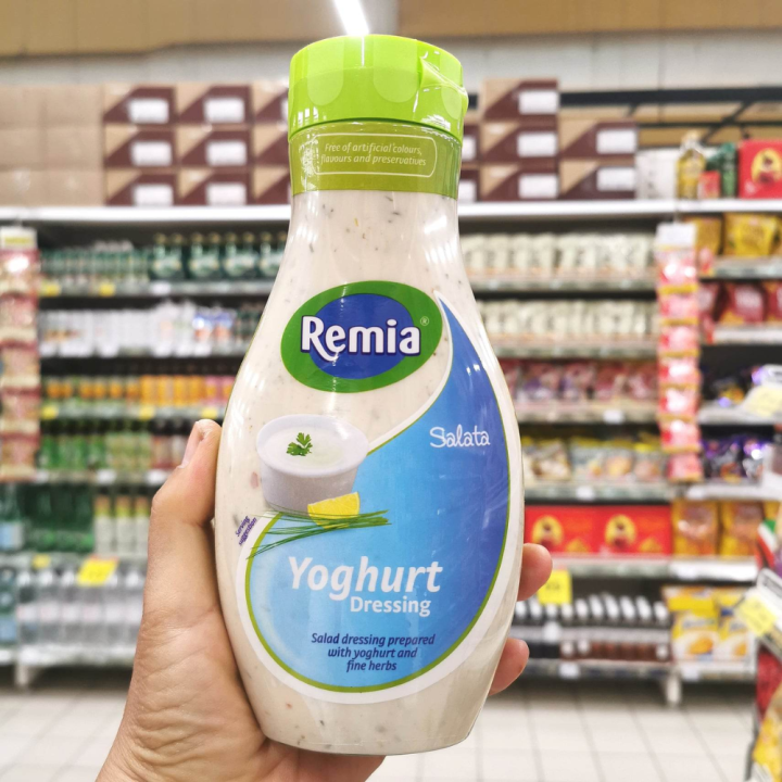 Remia Salad Dressing mixed Yoghurt เรมิอา น้ำสลัดผสมโยเกิร์ต 500 มล. ...