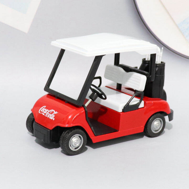 Coca-cola golf cart tour bus, tour bus, alloy car model 1:20 with ...
