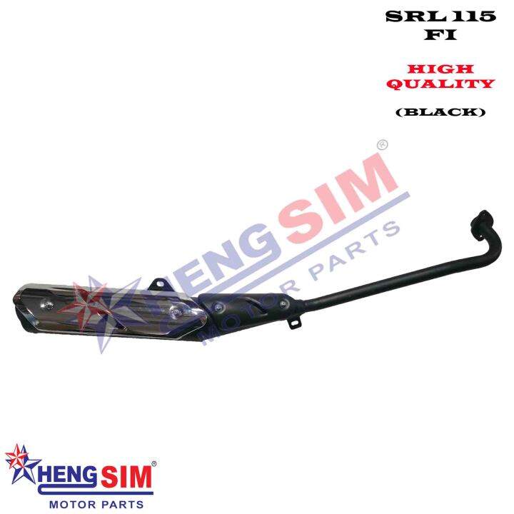 SRL 115 FI (BLACK) EXHAUST MUFFLER (STANDARD) PIPE YAMAHA | Lazada