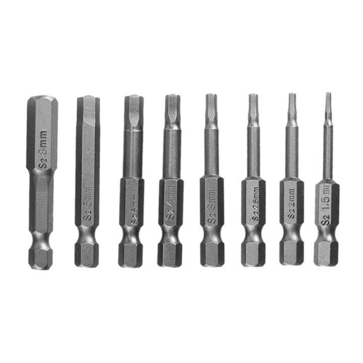 1 Set Hexagonal Shank, Alloy Steel Screwdriver Bit Commonly Used ...