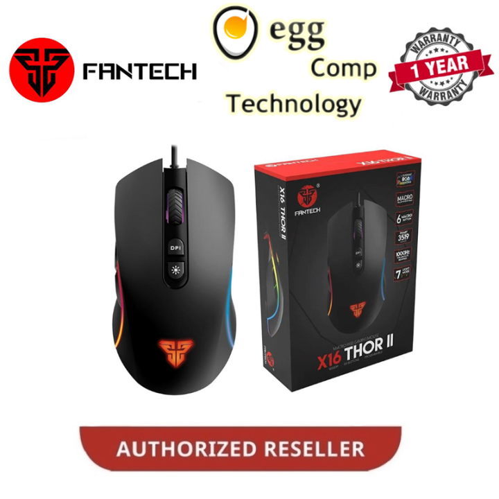 Fantech X16 Thor II 4200 DPI Macro Pro RGB Gaming Mouse | Lazada