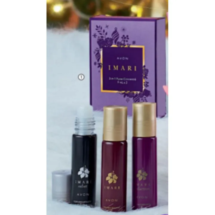 AVON IMARI 3-in-1 Purse Concentrate Set Perfume for Women ( 9mL ) with ...