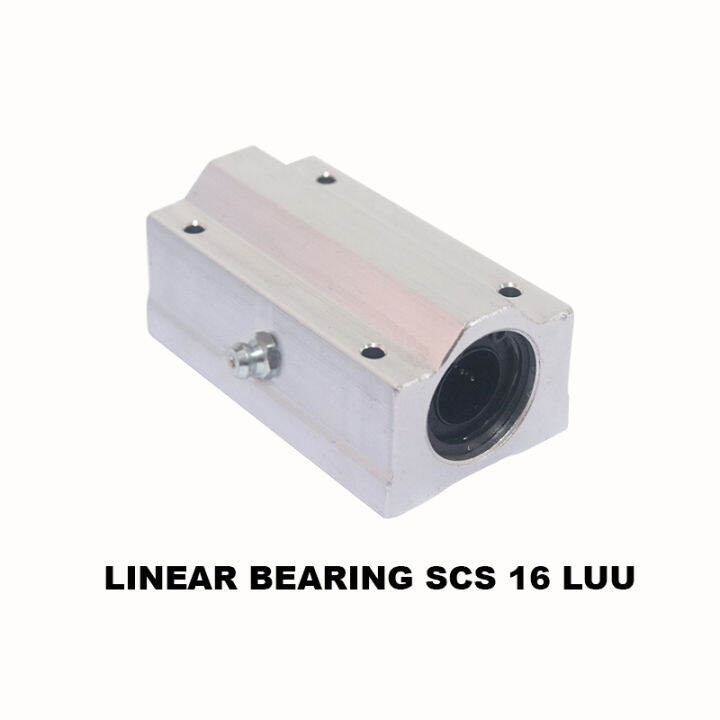 EELIC LBB-SCS16LUU Linear bearing block scs 16 luu dengan ukuran lubang besi 16 mm 3d printer ...