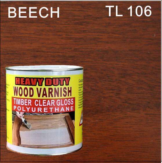 BEECH TL 106 ( 5L ) HEAVY DUTY WOOD VARNISH TIMBER CLEAR GLOSS ...
