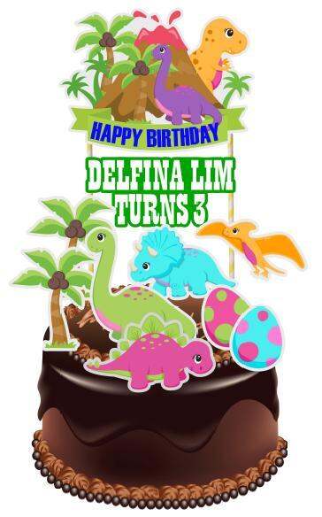 Dinosour Cake Topper | Lazada