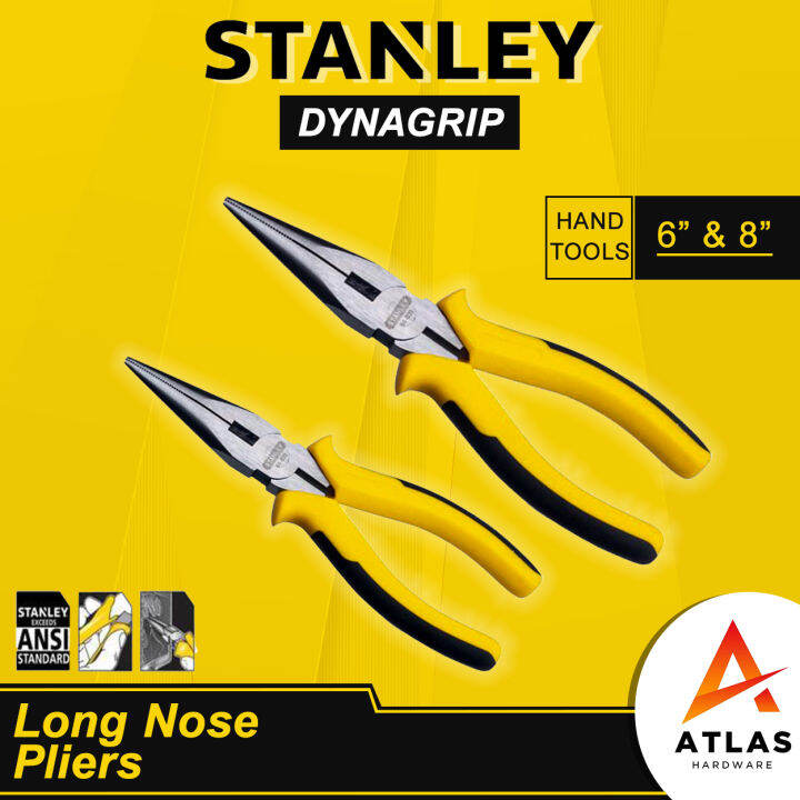 Stanley DynaGrip Long Nose Pliers Original | Lazada PH