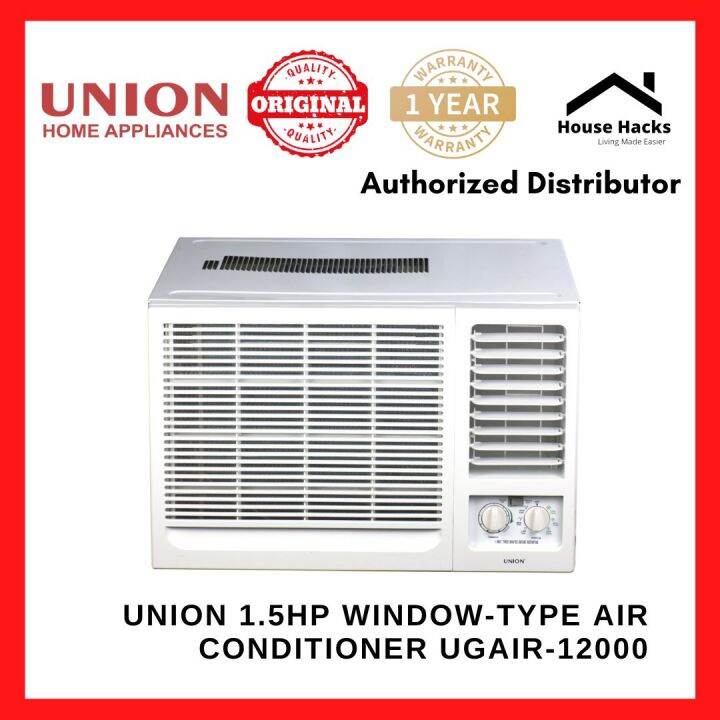 Union 1.5HP Window-type Air Conditioner UGAIR-12000 (House Hacks ...