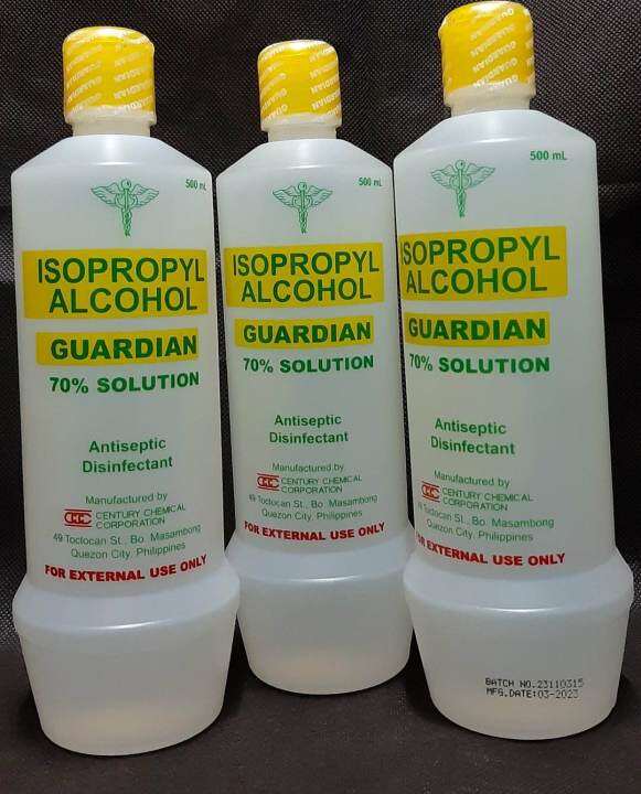 GUARDIAN ISOPROPYL ALCOHOL 70% SOLUTION 500 ML | Lazada PH
