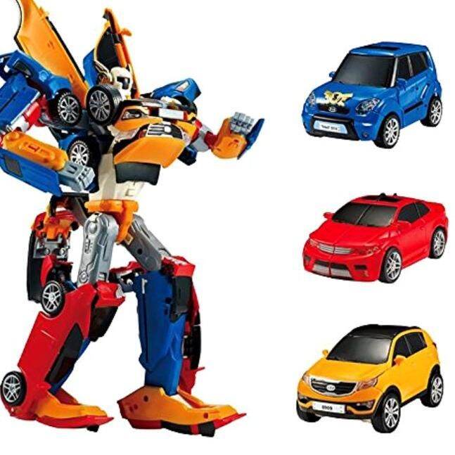 Tobot Tritan X Y Z Toy Car Becomes A 3 in 1 Children's Robot Car ...