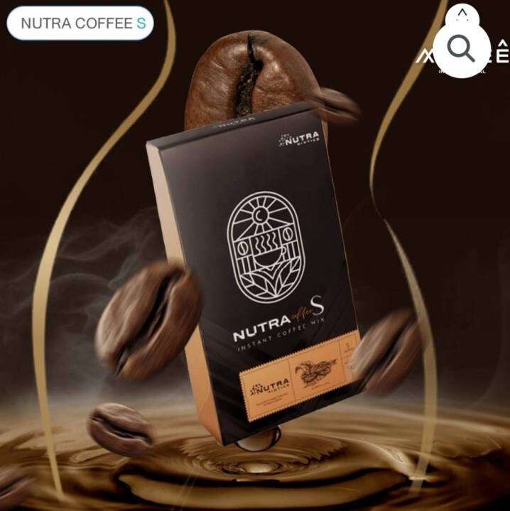 Nutra Coffee S (Instant Coffee Mix) ผสมนูทรา ไบโอติก-แอลคาร์นิทีน (5 ...