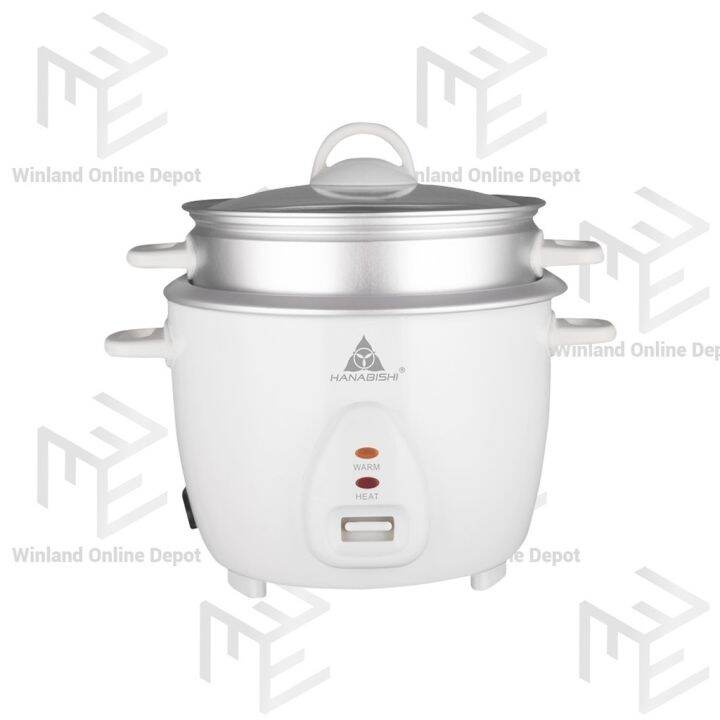 HANABISHI by Winland Aesthetic Rice Cooker 1L serves 3-5 cups Glass ...