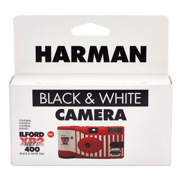 กล้องฟิล์ม ขาวดำ HARMAN XP2 Single Use Camera 35mm 27exp กล้องใช้แล้ว ...