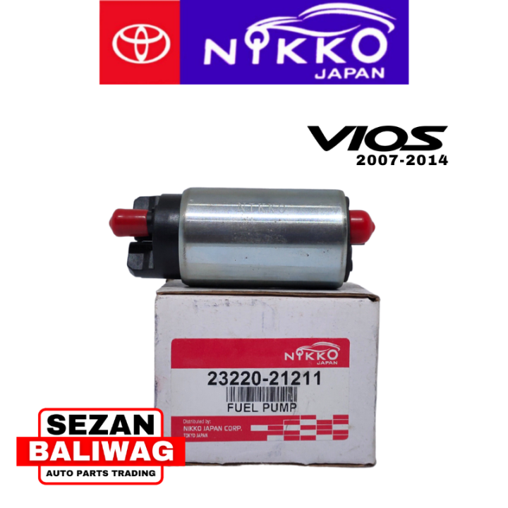 NIKKO JAPAN FUEL PUMP TOYOTA VIOS 2007-2014 23220-21211 | Lazada PH