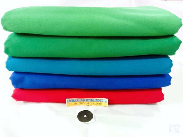 6SETS. US PREMIUM SIMONIS (6 COLORS) BILLIARD CLOTH FOR STANDARD SIZE ...