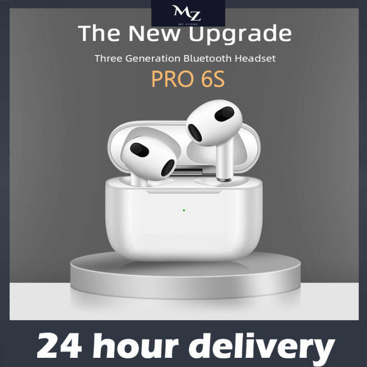 Pro6s Wireless Headphone Bluetooth 5.0 Earphone Long Battery Headset Fast Charging Earbuds ...