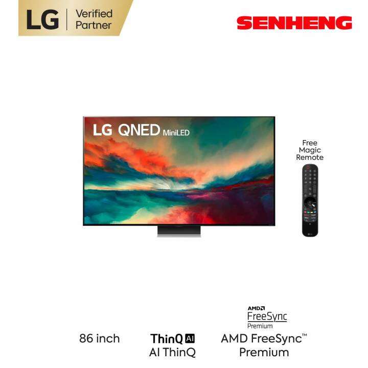 LG 86" 4K Smart QNED86 TV 86QNED86SRA with AI ThinQ (2023) | Lazada