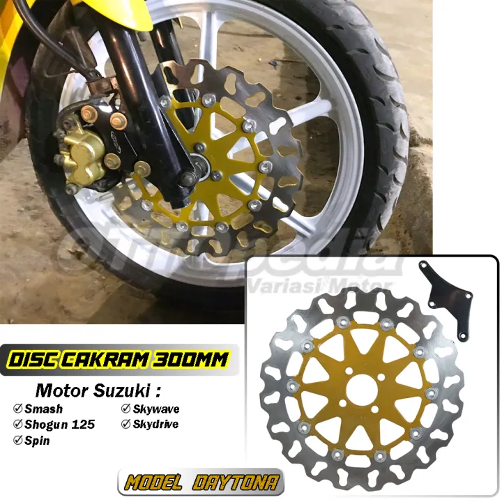 Disc Brake Piringan Cakram for Suzuki Smash / Shogun 125 / Spin Skywave ...