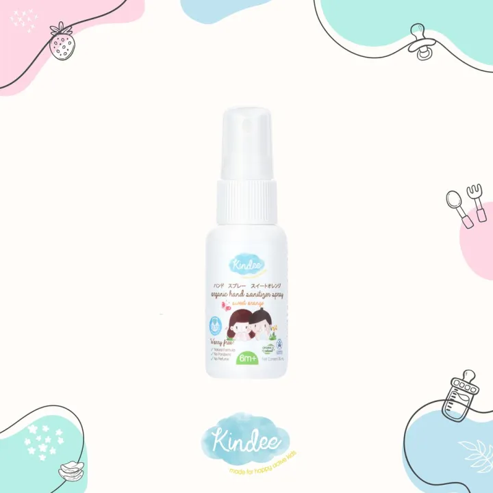 Kindee Organic Food Grade Hand Sanitizer (6m+) 30ml | Lazada PH